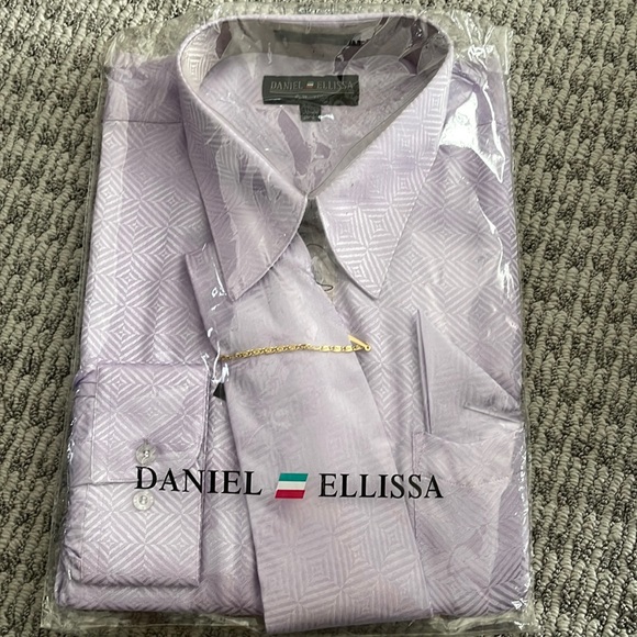 Daniel Ellissa | Shirts | Daniel Ellissa Dress Shirt With Tie 7 | Poshmark